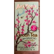 Arizona Drink Mix, Green Tea, With Ginseng And Honey: Calories ...