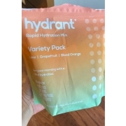 Hydrant Rapid Hydration Mix, Variety Pack: Calories, Nutrition Analysis ...