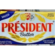 President Butter, Salted: Calories, Nutrition Analysis & More | Fooducate