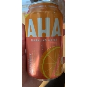 Aha Sparkling Water, Orange + Grapefruit: Calories, Nutrition Analysis & More | Fooducate