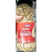 Giant Eagle Dry Roasted Peanuts, Unsalted: Calories, Nutrition Analysis ...