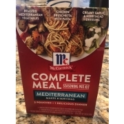 McCormick Seasoning Mix Kit, Complete Meal, Mediterranean: Calories ...