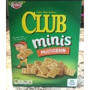 Keebler MultiGrain Club Crackers, minis: Calories, Nutrition Analysis ...