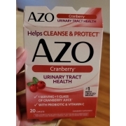 AZO Urinary Tract Health, Dietary Supplement: Calories, Nutrition ...