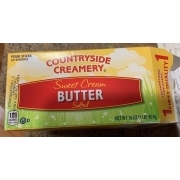 Countryside Creamery Sweet Cream Butter Salted: Calories, Nutrition ...