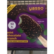 Yasso Dipped Greek Yogurt Bars, Mint Chocolate Crunch: Calories ...