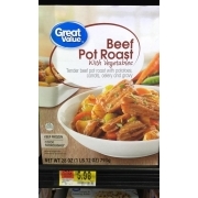 Great Value Beef Pot Roast: Calories, Nutrition Analysis & More | Fooducate