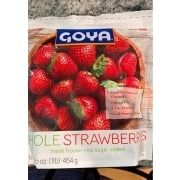 Goya Whole Strawberries: Calories, Nutrition Analysis & More | Fooducate
