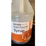 Simply Value Syrup, Maple: Calories, Nutrition Analysis & More | Fooducate