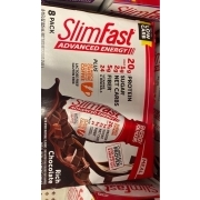 Slim Fast Meal Replacement Shake, Rich Chocolate: Calories, Nutrition ...