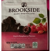Brookside Dark Chocolate, Goji & Raspberry: Calories, Nutrition ...