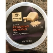Nob Hill Trading Co Pecorino Romano Cheese, Shredded: Calories ...