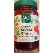 365 Whole Foods Market Fruit Spread, Morello Cherry, Organic: Calories ...