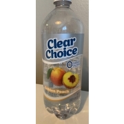 Clear Choice Golden Peach Sparkling Water: Calories, Nutrition Analysis ...