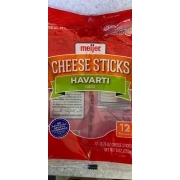 Meijer Cheese Sticks Havarti Cheese: Calories, Nutrition Analysis ...
