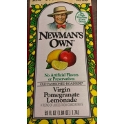 Newman's Own Lemonade, Virgin Pomegranate: Calories, Nutrition Analysis ...