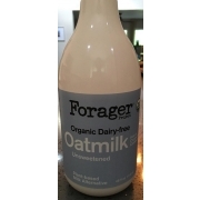 Forager Project Oatmilk, Unsweetened, Organic Dairy-Free: Calories ...