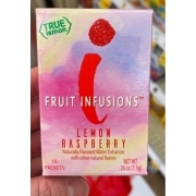 True Lemon Fruit Infusions, Lemon Raspberry: Calories, Nutrition ...