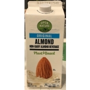 Open Nature Almond Non-Dairy Almond Beverage, Original: Calories ...