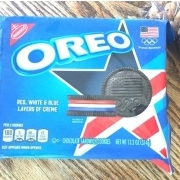 Oreo Oreo Cookies, Red, White & Blue Layers of Creme: Calories ...