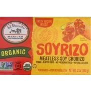 El Burrito SoyRizo Meatless Soy Chorizo: Calories, Nutrition Analysis ...