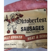 Oktoberfest Sausages: Calories, Nutrition Analysis & More | Fooducate