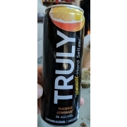 Truly Lemonade Hard Seltzer, Mango Lemonade: Calories, Nutrition ...