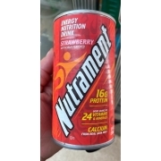 Nutrament Energy Nutrition Drink, Strawberry: Calories, Nutrition ...