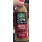 Healthy Choice Power Dressing, Creamy Italian: Calories, Nutrition ...