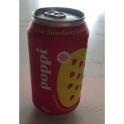 Poppi Probiotic Soda, Strawberry Lemonade: Calories, Nutrition Analysis ...