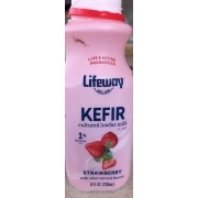 Lifeway Kefir Cultured Milk, Lowfat, Strawberry: Calories, Nutrition ...