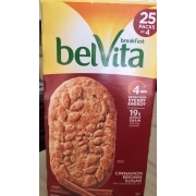 belVita Breakfast Biscuits, Cinnamon Brown Sugar: Calories, Nutrition ...