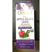 H-E-B Juice, Apple Grape, Organic: Calories, Nutrition Analysis & More ...