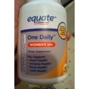 Equate One Daily Women's 50 Plus, Multivitamin, Multimineral, Dietary ...