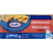 Kraft Natural Cheese Cracker Cuts, Sharp Cheddar: Calories, Nutrition ...