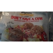 Wegmans Meatless Beef Style Meatballs: Calories, Nutrition Analysis ...