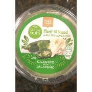 Simple Truth Cauliflower Dip, Cilantro With Jalapeno: Calories ...