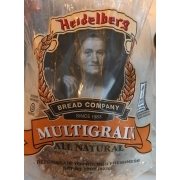 Heidelberg Bread Company Bread, Multigrain: Calories, Nutrition ...
