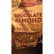 Simply Nature Granola Cereal, Dark Chocolate Almond: Calories ...