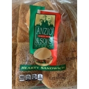 Anzio & Sons Enriched Rolls, Hearty Sandwich: Calories, Nutrition ...