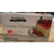 Raskas Cream Cheese: Calories, Nutrition Analysis & More | Fooducate