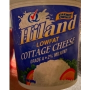 Hiland Cottage Cheese, Lowfat 2%, Grade A: Calories, Nutrition Analysis ...