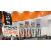 Bodyarmor Sports Drink, Lyte, Variety Pack: Calories, Nutrition ...