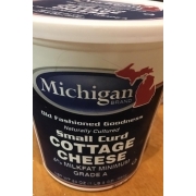 Michigan Cottage Cheese, Small Curd, 4% Milkfat: Calories, Nutrition ...