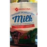 Member's Mark Milk, Instant Nonfat Dry: Calories, Nutrition Analysis ...