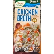 Simply Nature Chicken Broth, Fat Free, Organic: Calories, Nutrition ...