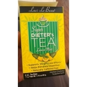 Laci Le Beau Super Dieter's Tea, Lemon Mint: Calories, Nutrition ...