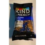Kind Energy Bar, Chocolate Chunk: Calories, Nutrition Analysis & More ...