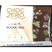 Choc Zero Dark Chocolate Chips, Sugar Free: Calories, Nutrition ...
