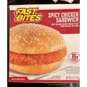 Fast Bites Spicy Chicken Sandwich: Calories, Nutrition Analysis & More ...